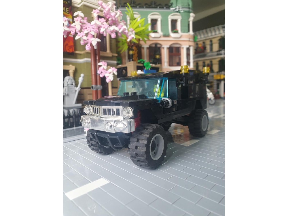 LEGO MOC Cadillac hearse 4x4 by HIGHWAY-PATROL | Rebrickable - Build ...