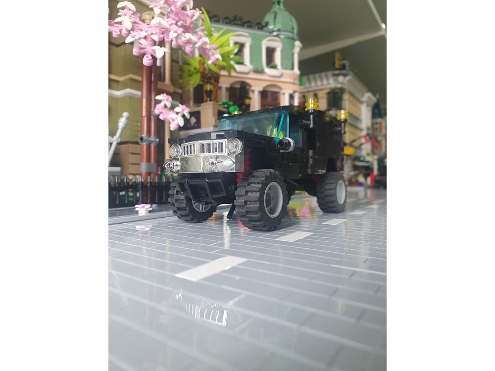 Lego Moc Cadillac Hearse 4x4 By Highway Patrol Rebrickable Build
