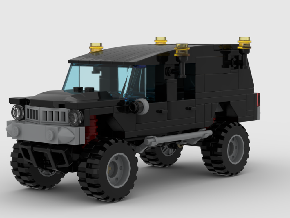 LEGO MOC Cadillac hearse 4x4 by HIGHWAY-PATROL | Rebrickable - Build ...