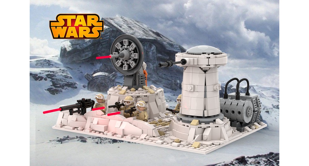 LEGO MOC SW Episode 5 Battle on Hoth BUNDLE Rebel Echo Base Gate ...