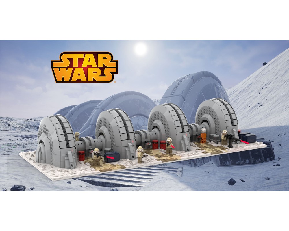 Lego Moc Sw Episode 5 Battle On Hoth Bundle Rebel Echo Base Gate