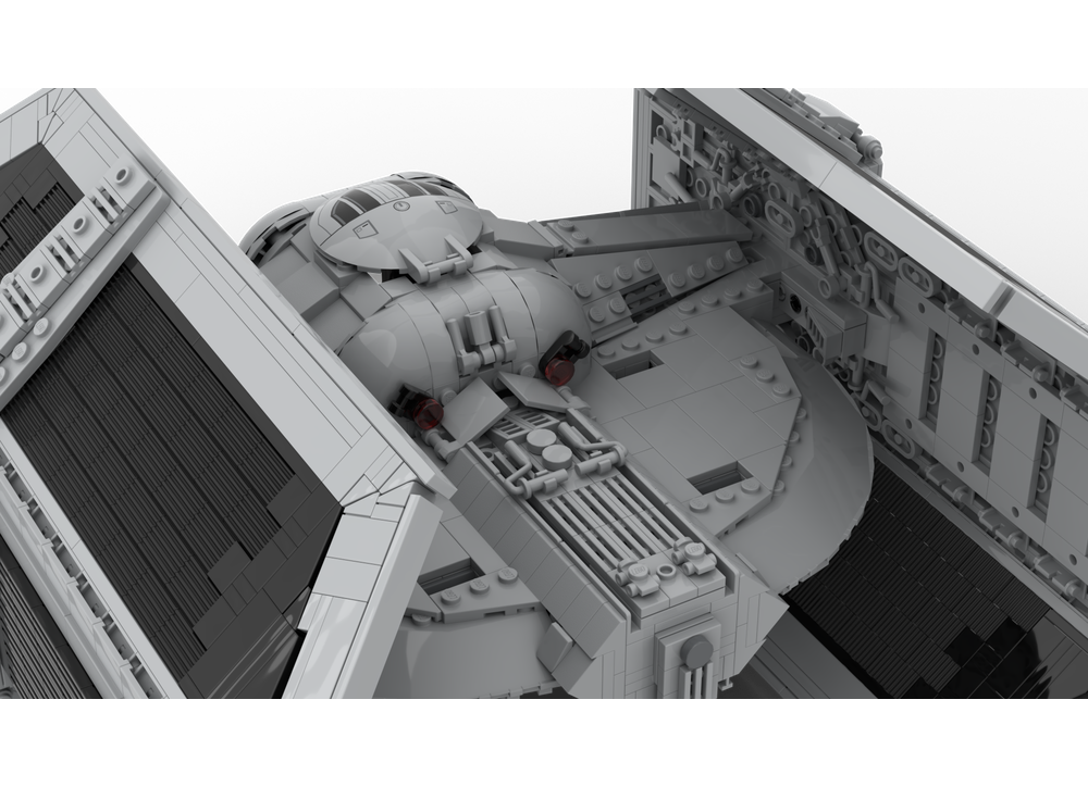 Lego Moc Sw Imperial Hangar Rogue Onedeath Star Ucs Vaders Fighter