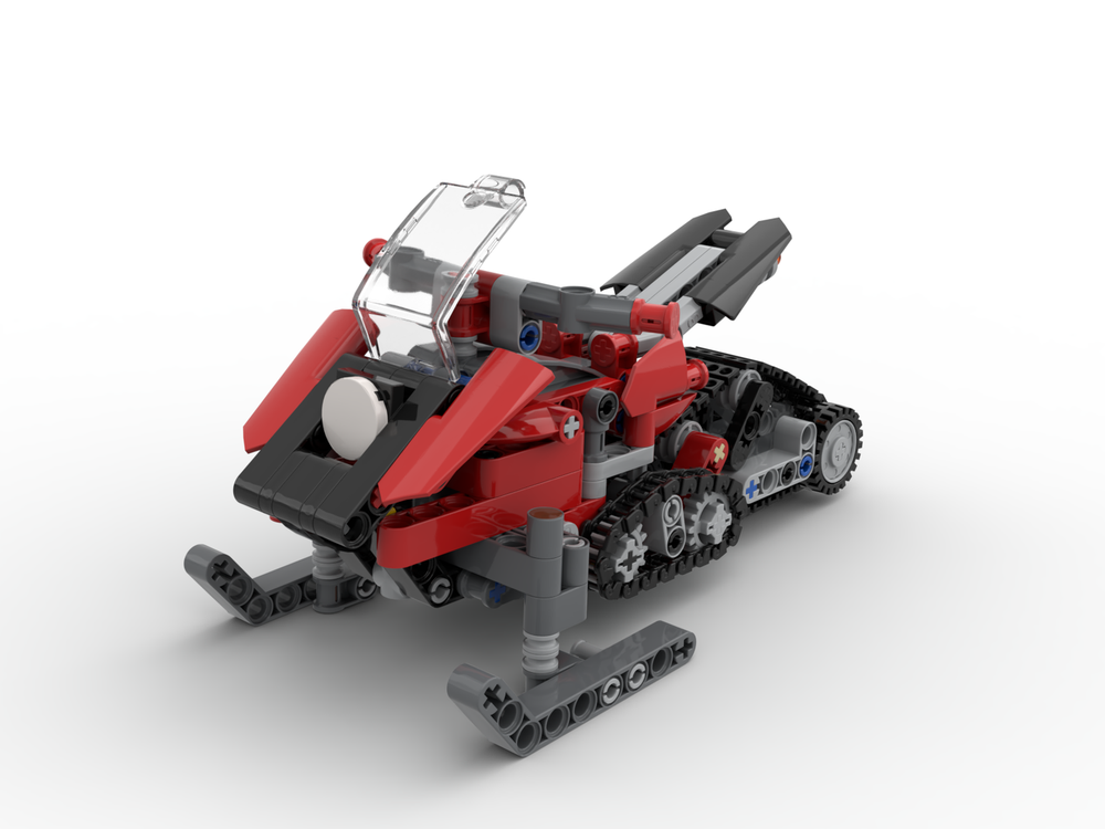 LEGO MOC Mini Snowmobile by lohere | Rebrickable - Build with LEGO