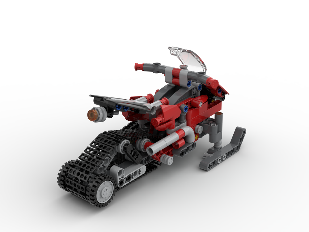 Lego Moc Mini Snowmobile By Lohere Rebrickable Build With Lego