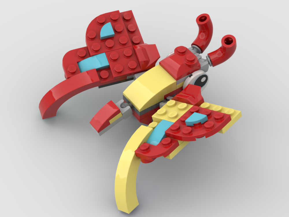 LEGO MOC-169811 31145 butterfly by ddmdx1316 | Rebrickable - Build with ...