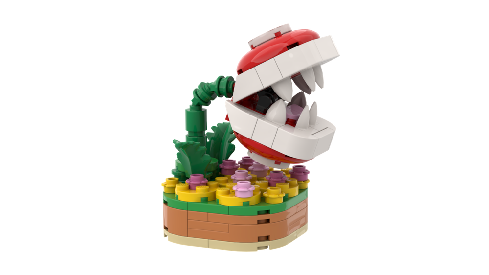 LEGO MOC Piranha Plant by mesjaam | Rebrickable - Build with LEGO