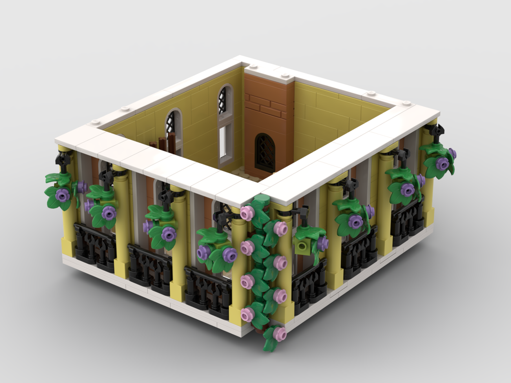 Lego Moc Corner Pizzeria Modular By Bergebricks Rebrickable Build