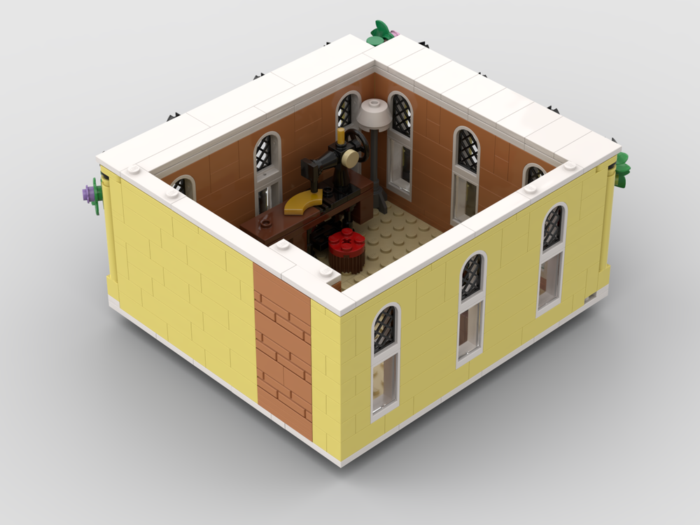 LEGO MOC Corner Pizzeria Modular by bergebricks | Rebrickable - Build ...
