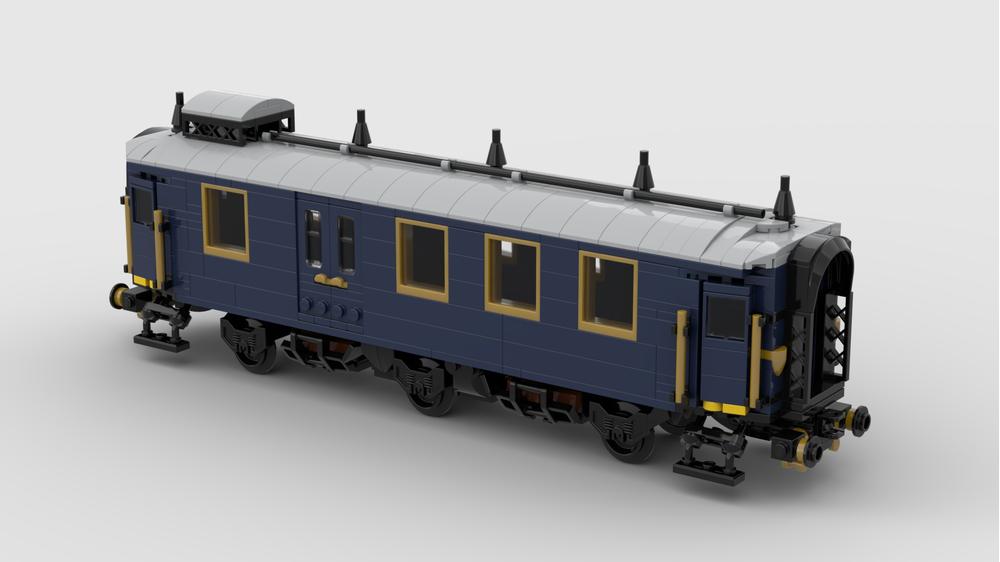 Lego Moc Ciwl Orient Express Baggage Car By Serperiorbricks Rebrickable Build With Lego