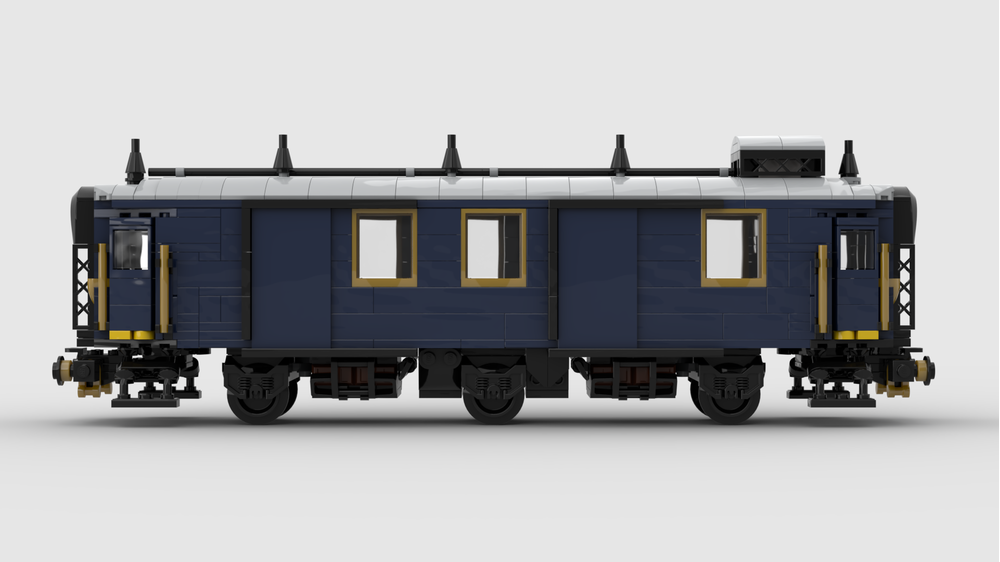 Lego Moc Ciwl Orient Express Baggage Car By Serperiorbricks Rebrickable Build With Lego