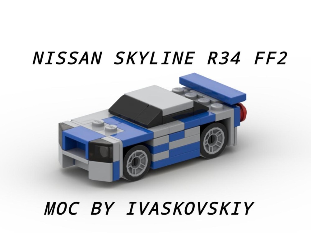 LEGO MOC Nissan Skyline R34 FF2 by [SM garage] Ivaskovskiy ...