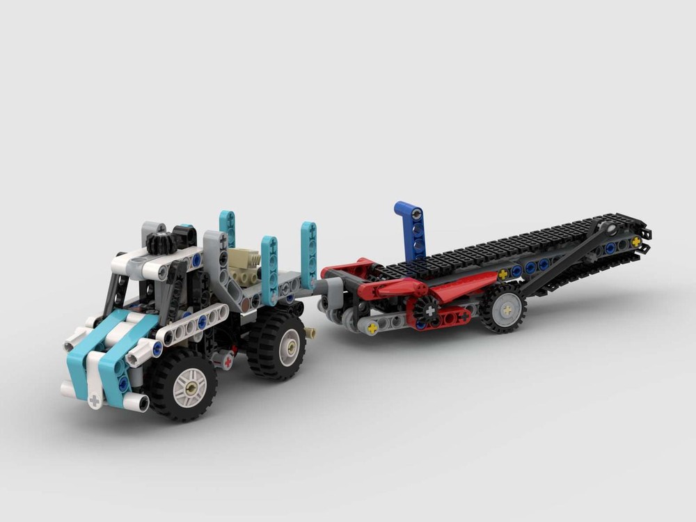 Lego Moc 42148 Portable Conveyor By Littlethomas Rebrickable Build