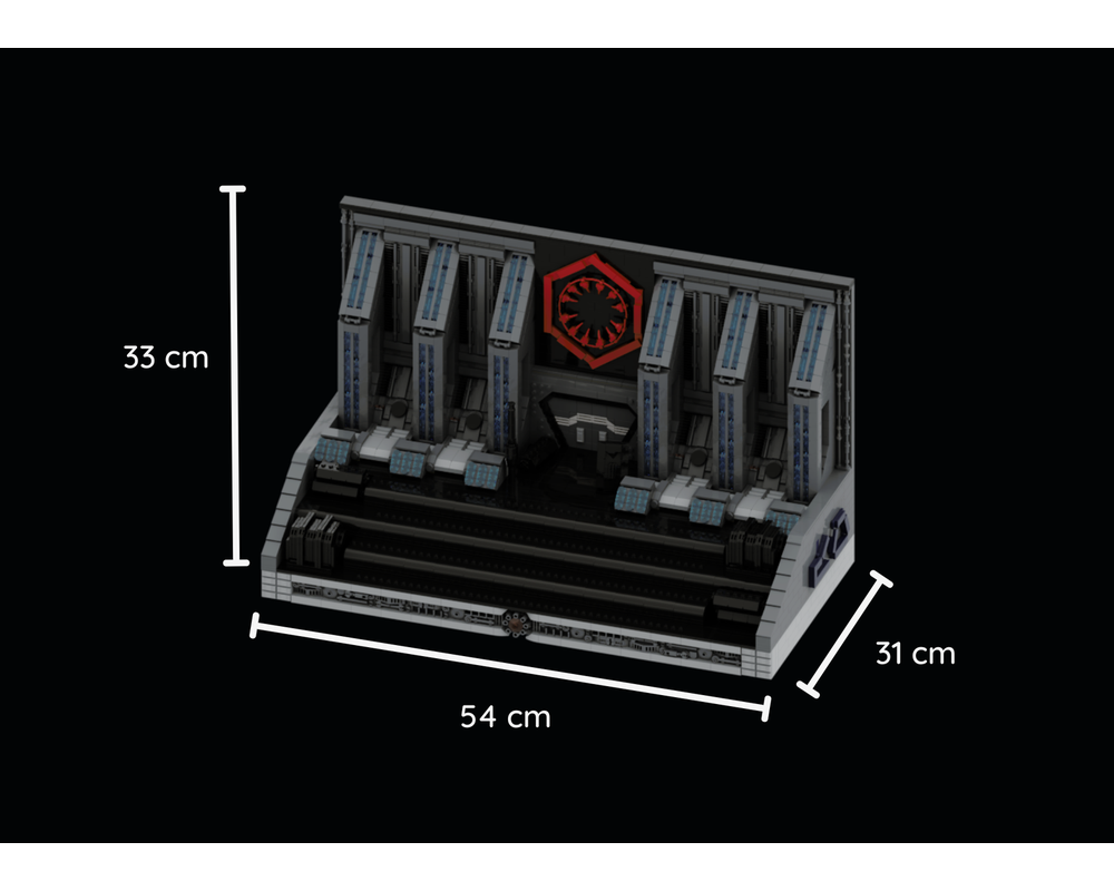 LEGO MOC First Order - Minifigures Display Stand by freddiebricks-mocs ...