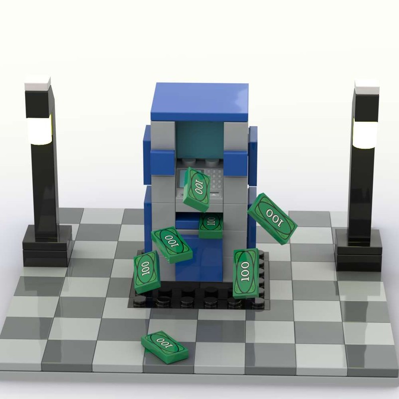 LEGO MOC Cash machine by Txizu | Rebrickable - Build with LEGO