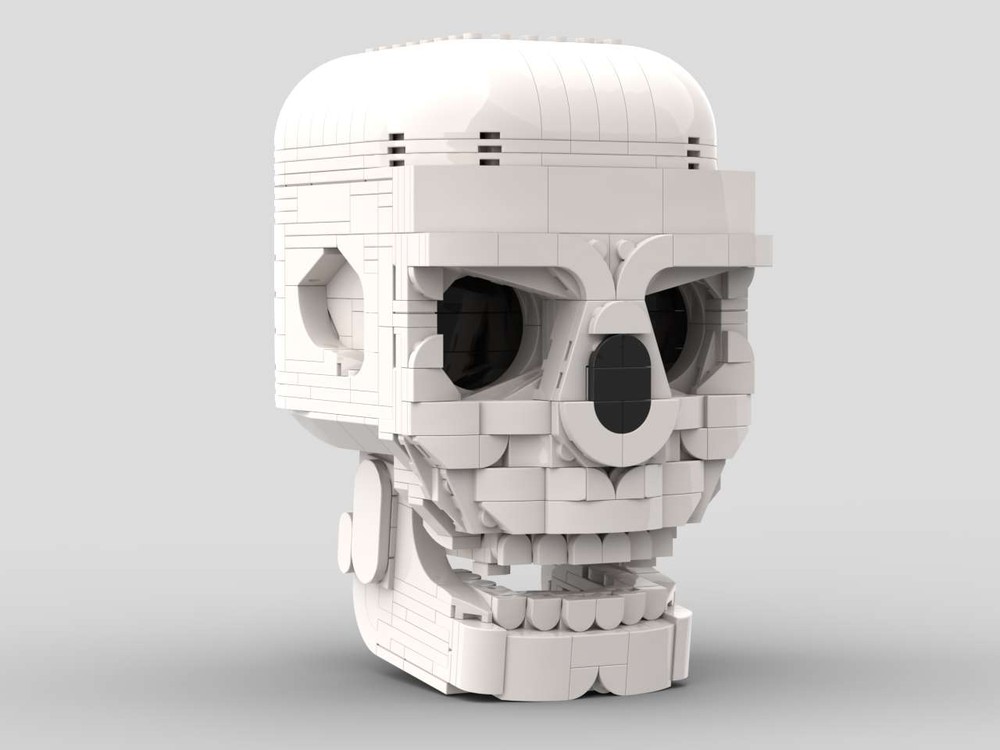 LEGO MOC THE SKULL 18+ With hidden compartments! (Physically Built) by ...