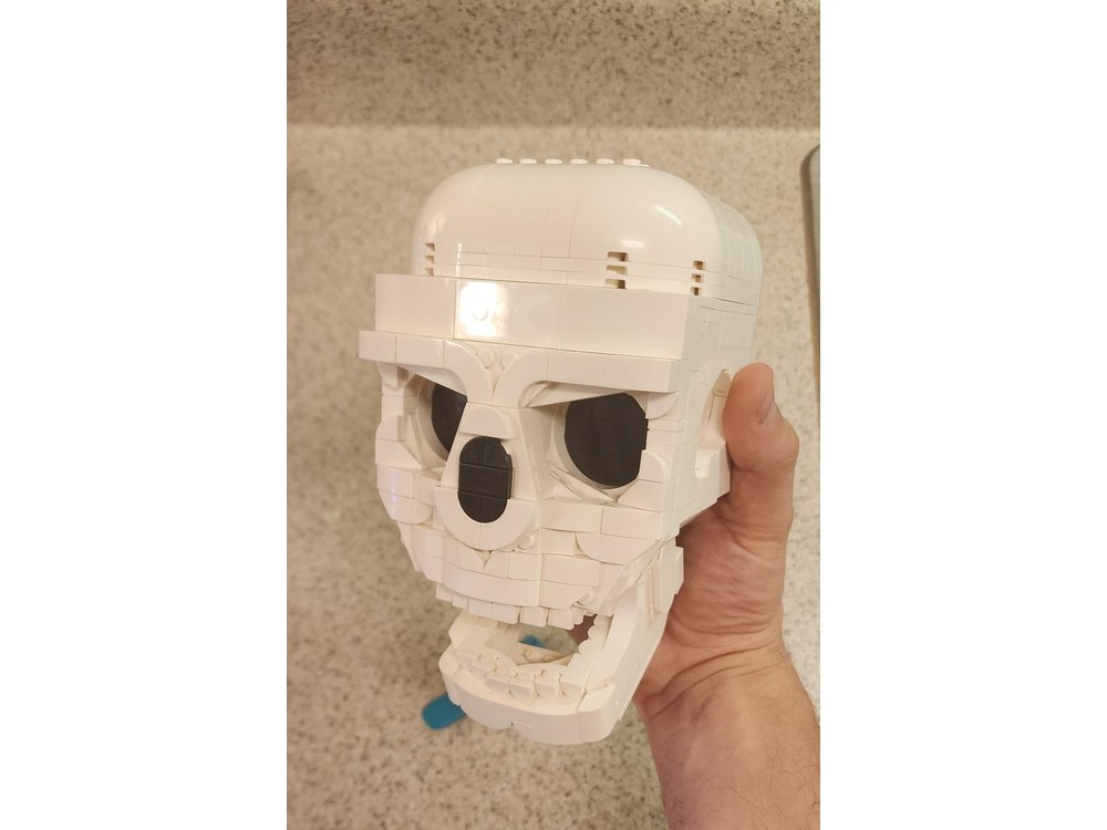LEGO MOC THE SKULL 18+ With hidden compartments! (Physically Built) by ...