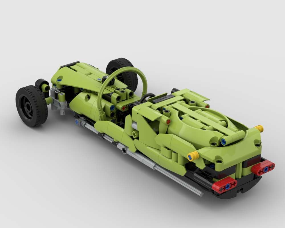 Lego Moc Morgan Three Wheeler 42161 Alternative By Erikgs Rebrickable