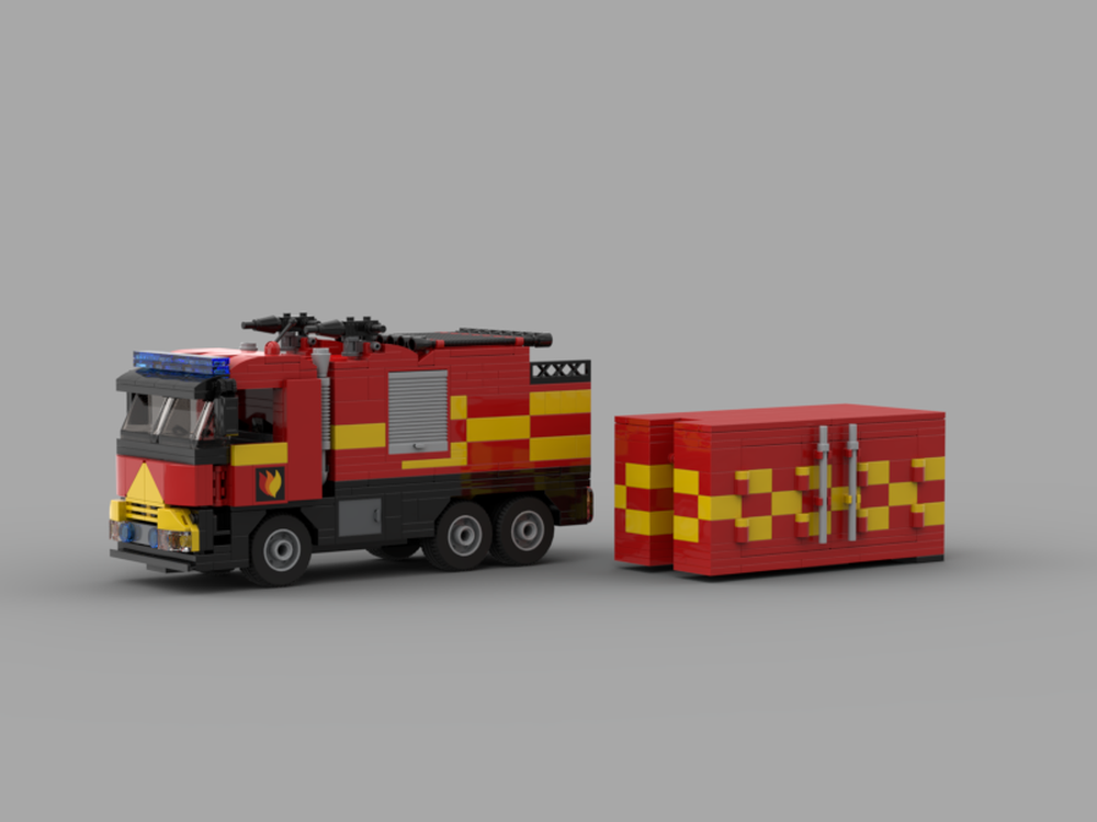LEGO MOC Fire Service Hooklift/Prime Mover by DS Brick Creations ...