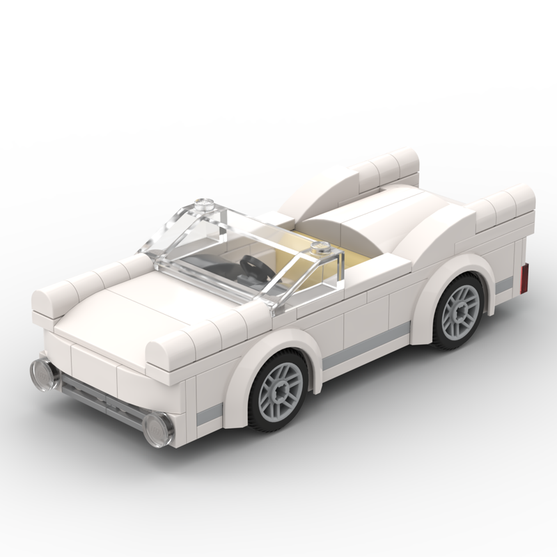 LEGO MOC White H Cabrio by Kostky v Plzni | Rebrickable - Build with LEGO