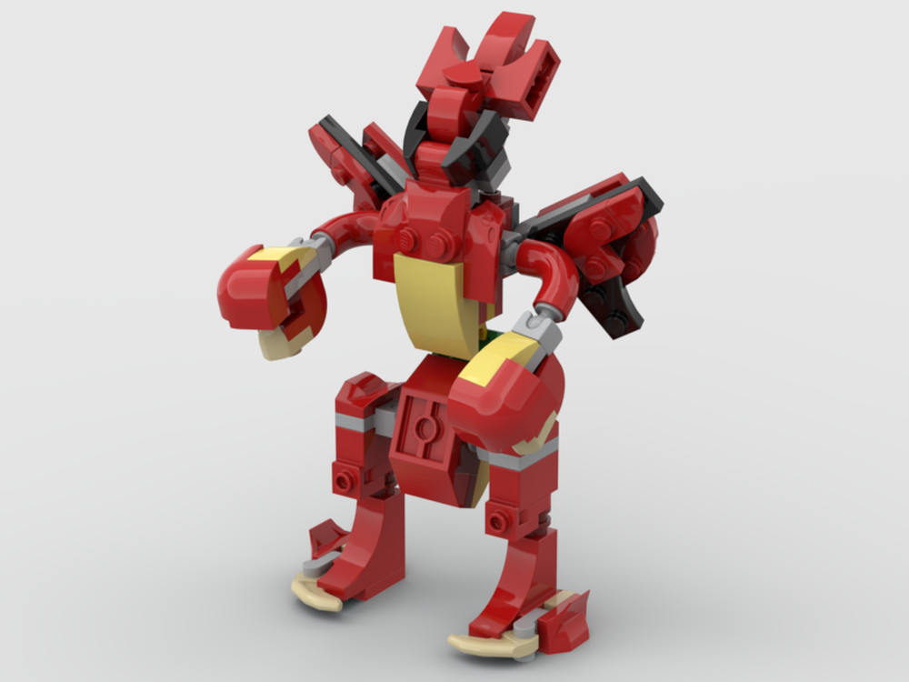 LEGO MOC 31145 scizor(pokemon) by ddmdx1316 | Rebrickable - Build with LEGO