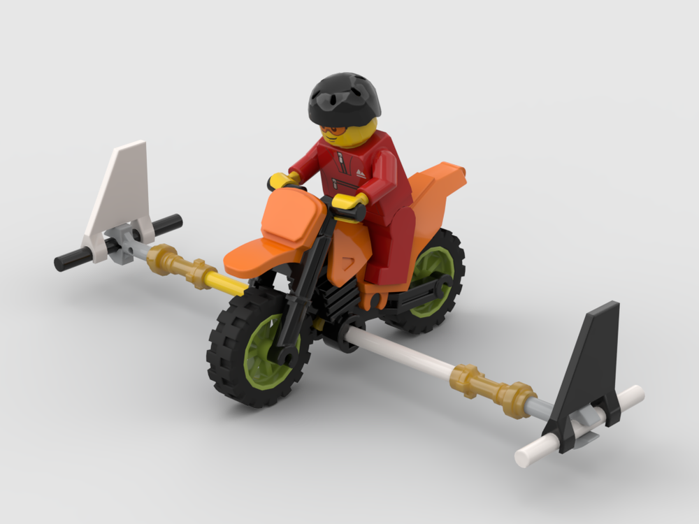 LEGO MOC de vliegmotor ( the flybike) by marselpott | Rebrickable ...