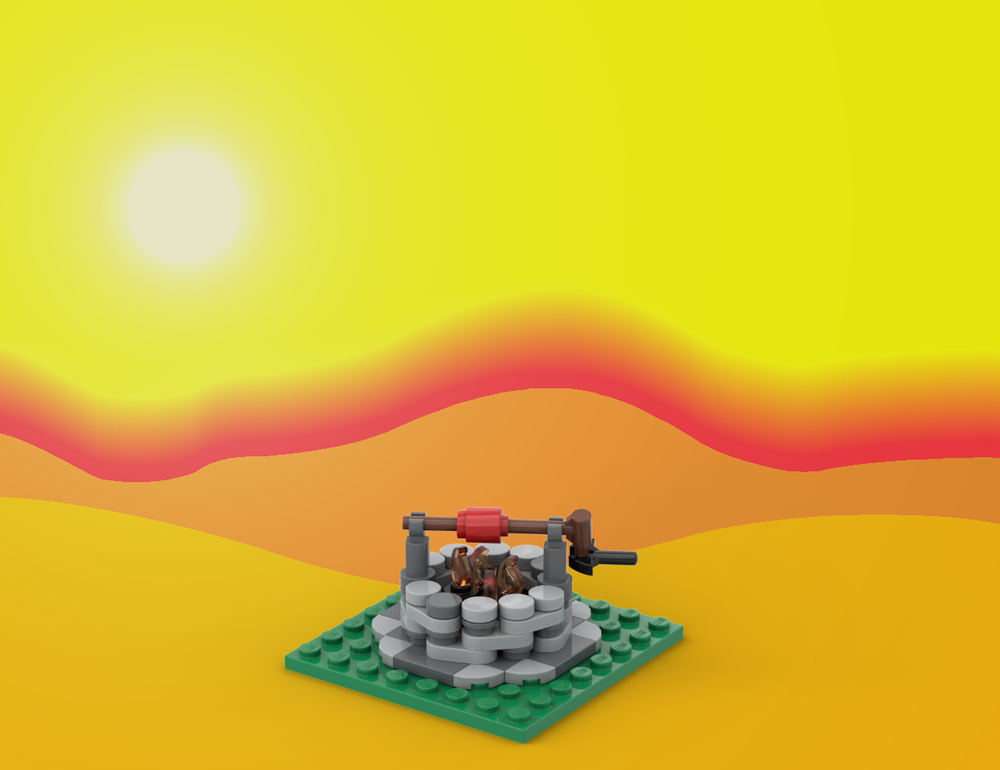 LEGO MOC Fireplace by szandris89 | Rebrickable - Build with LEGO