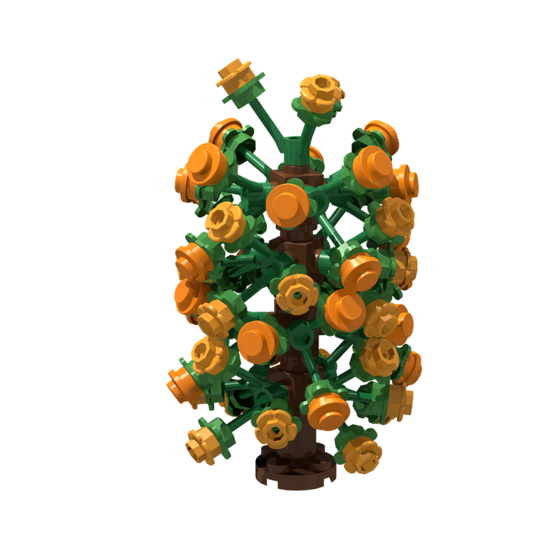 LEGO MOC Citrus Tree by Antarctica | Rebrickable - Build with LEGO