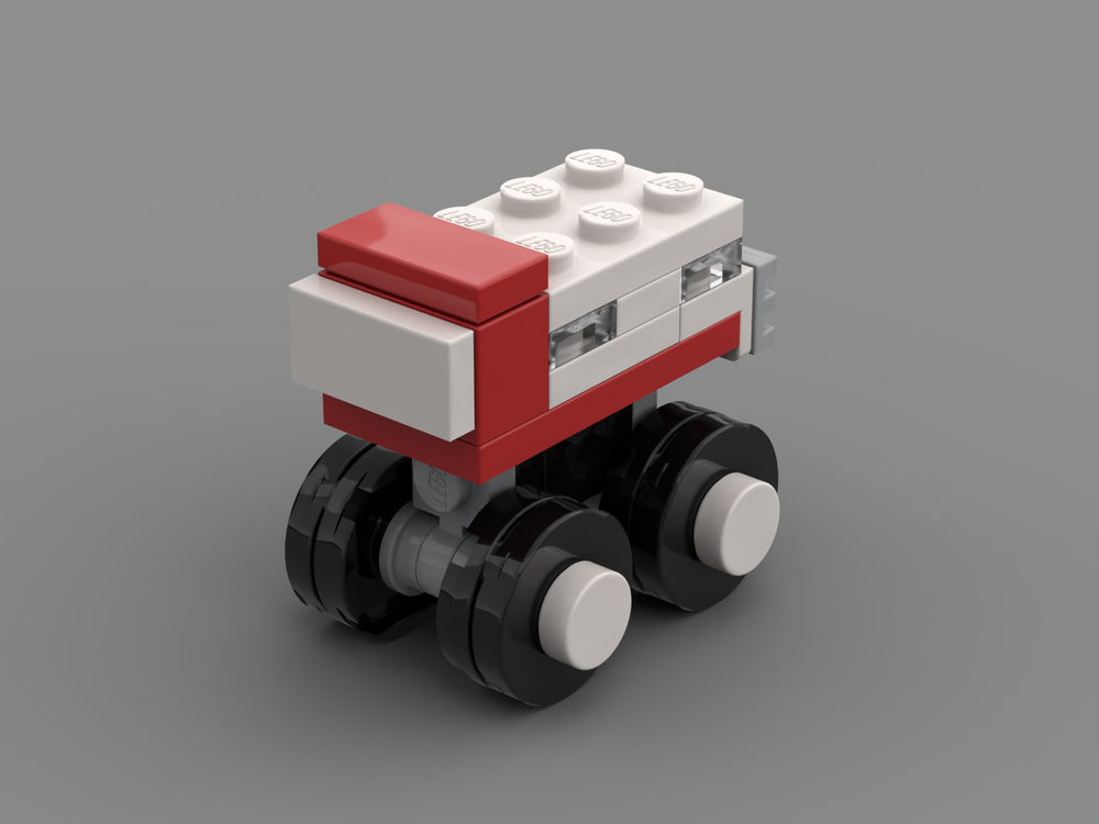 LEGO MOC Micro Scale - Big Foot 4x4 5561 by Bricksota | Rebrickable ...