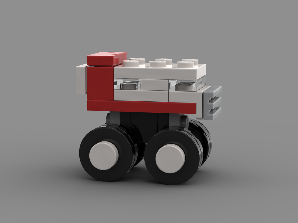 Lego Moc Micro Scale Big Foot 4x4 5561 By Bricksota Rebrickable