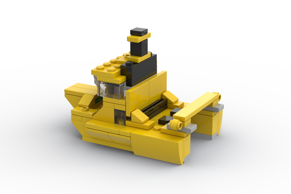 LEGO MOC 40468 Fishing Trawler by Nequmodiva | Rebrickable - Build with ...