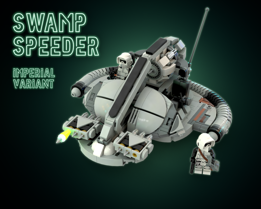 LEGO MOC Swamp Speeder - Imperial Variant (regular) by grab_a_beer_and ...