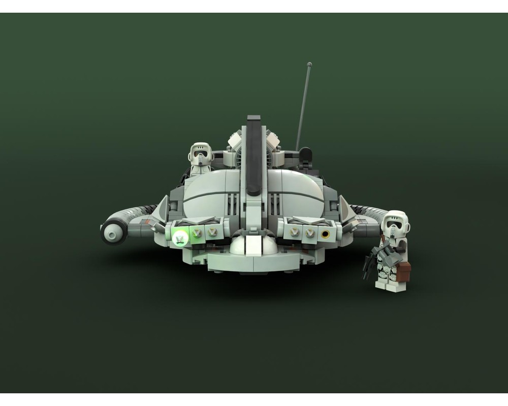 Lego Moc Swamp Speeder Imperial Variant Regular By Grababeerand