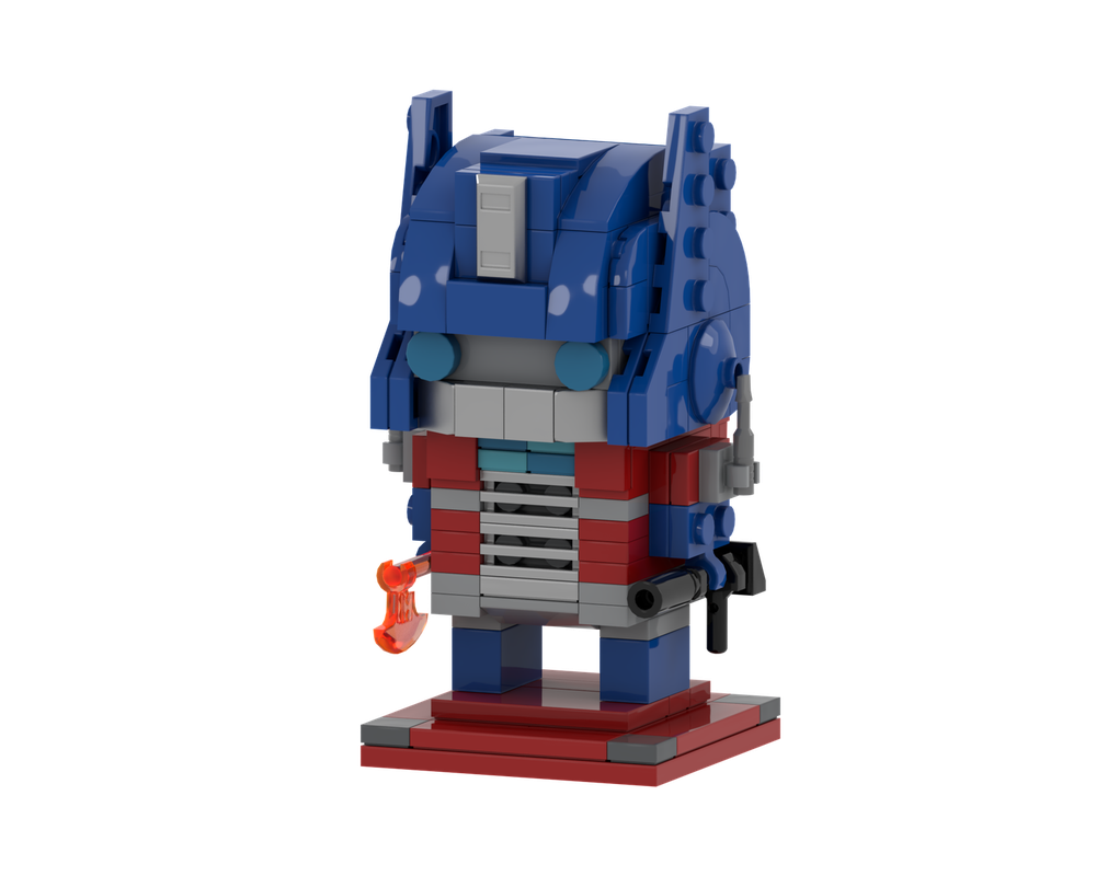 Lego Moc Prime Brickhead Triple Pack By Bucktopus Rebrickable Build
