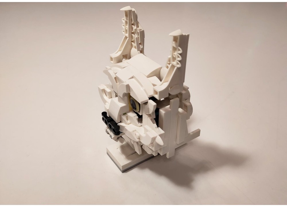 Lego Moc Moc Maine Coon Cat Head 75979 1 Hedwig Alternate Build By