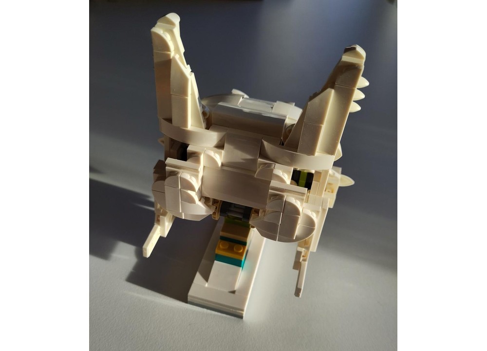 Lego Moc Moc Maine Coon Cat Head 75979 1 Hedwig Alternate Build By