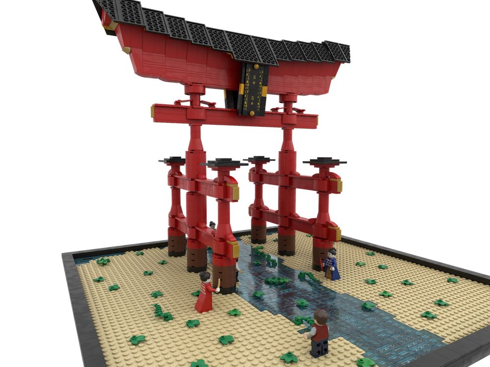 LEGO MOC Itsukushima Jinja Otorii (Grand Torii Gate) by jeffmcclain ...