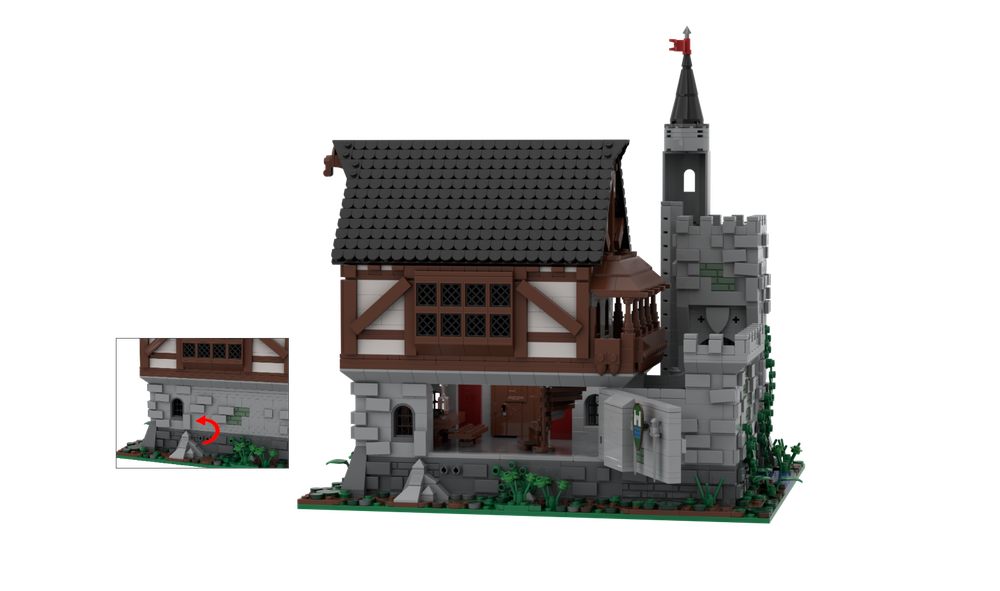 LEGO MOC Brooke Manor by Gilganesh | Rebrickable - Build with LEGO