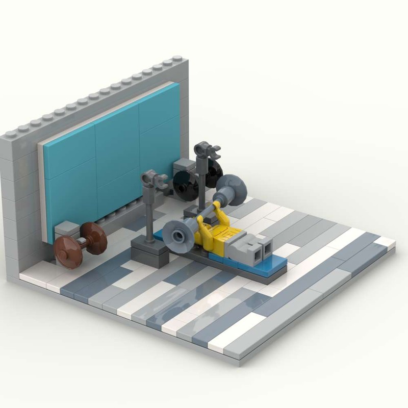 LEGO MOC Mini Gym by Txizu | Rebrickable - Build with LEGO