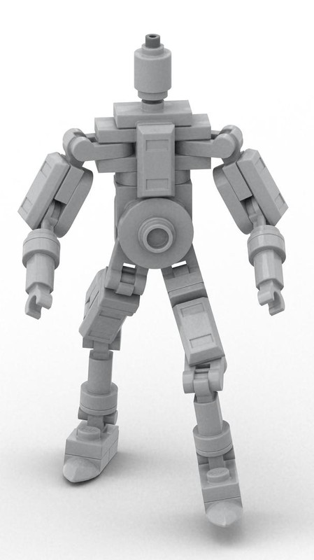 Lego Moc Robot By Dujk Rebrickable Build With Lego