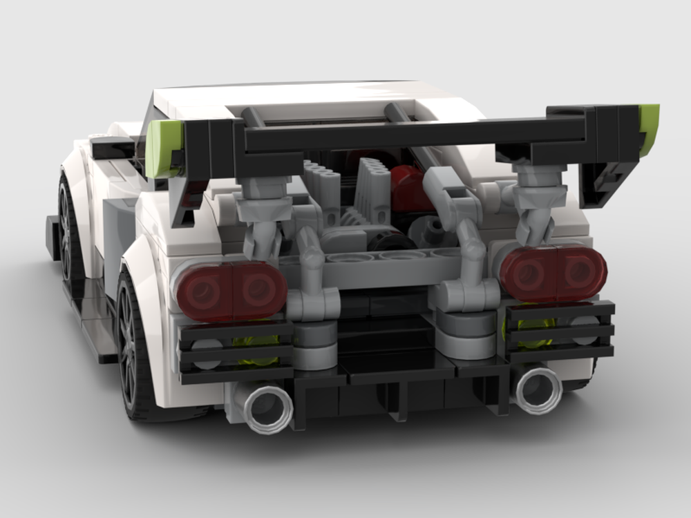 LEGO MOC 2018 Audi R8 V10 Custom by toms8wides | Rebrickable - Build ...