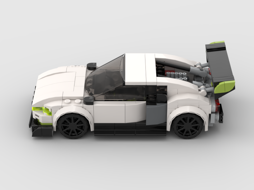 LEGO MOC 2018 Audi R8 V10 Custom by toms8wides | Rebrickable - Build ...