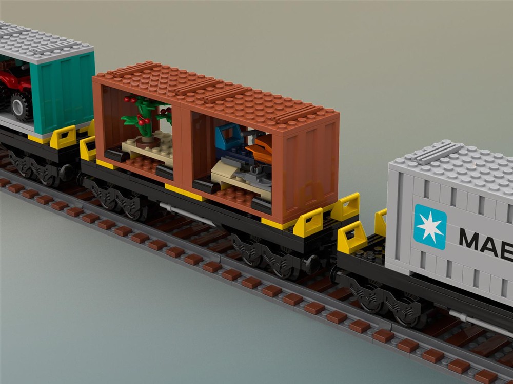 Lego Moc Cargo Caintainer Car By Jamisonwieser Rebrickable Build