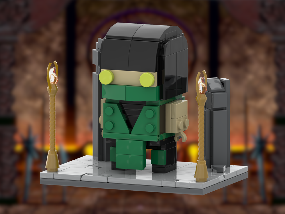 LEGO MOC Classic Reptile Brickhead by Bucktopus | Rebrickable - Build ...