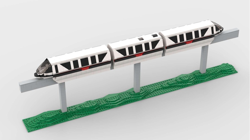 LEGO MOC Monorail by 603bricks | Rebrickable - Build with LEGO