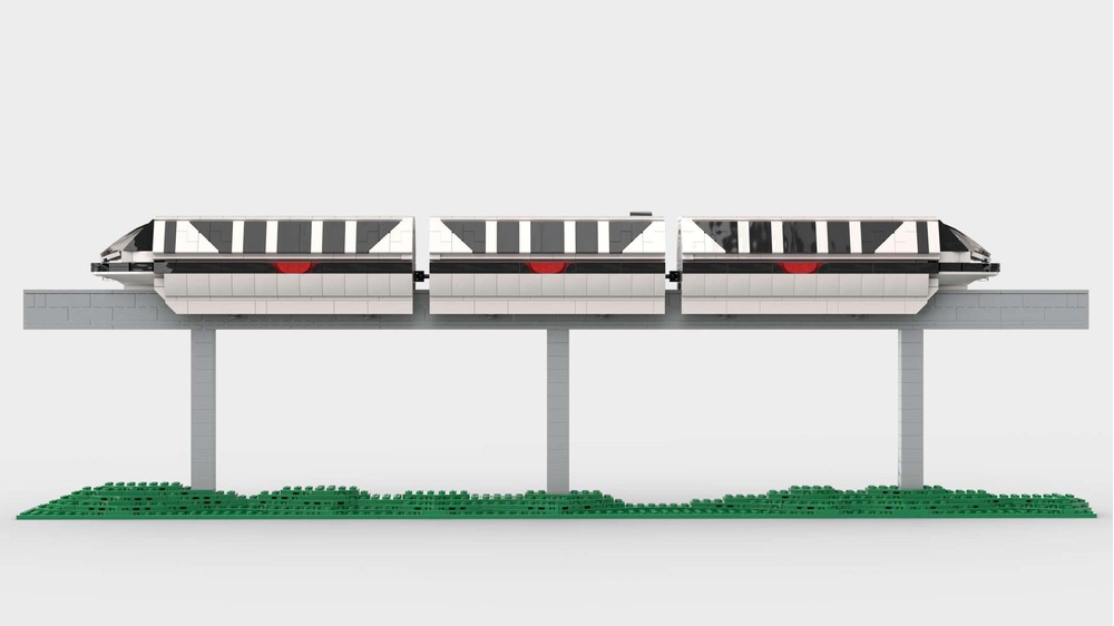 LEGO MOC Monorail by 603bricks | Rebrickable - Build with LEGO