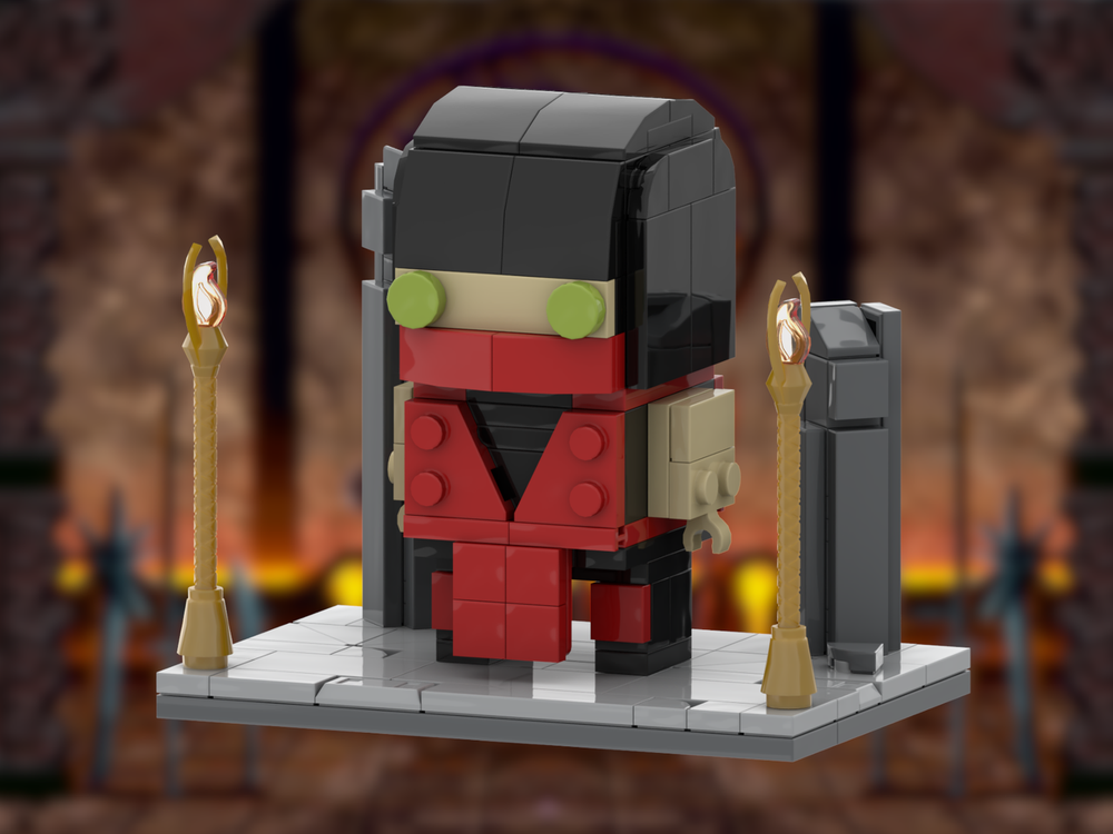 LEGO MOC Classic Ermac Brickhead by Bucktopus | Rebrickable - Build ...