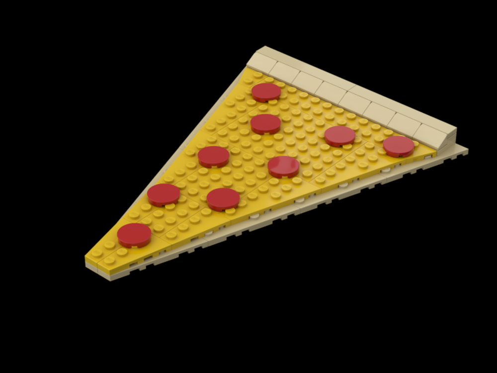 LEGO MOC Pizza slice by LKBuilds | Rebrickable - Build with LEGO