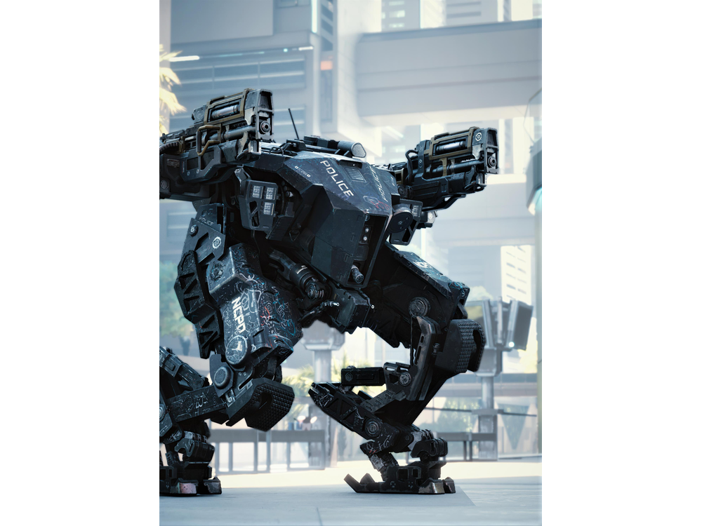 LEGO MOC Cyberpunk 2077 Militech Minotaur by SkyBlueAviator ...