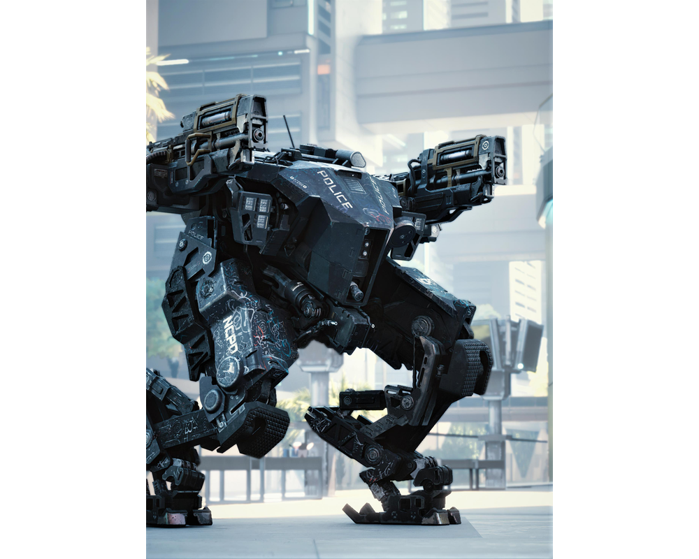 LEGO MOC Cyberpunk 2077 Militech Minotaur by SkyBlueAviator ...