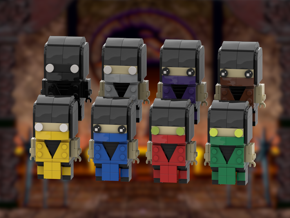 LEGO MOC Classic MK Ninjas - 8 Pack Bundle by Bucktopus | Rebrickable ...